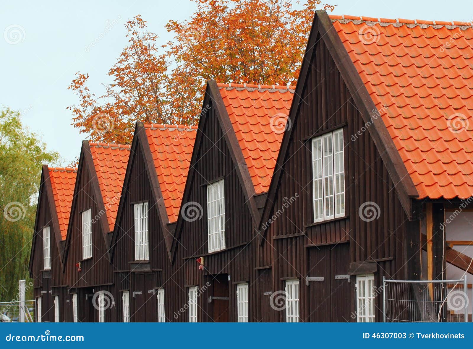 Danish buildings stock image. Image of realty, denmark - 46307003
