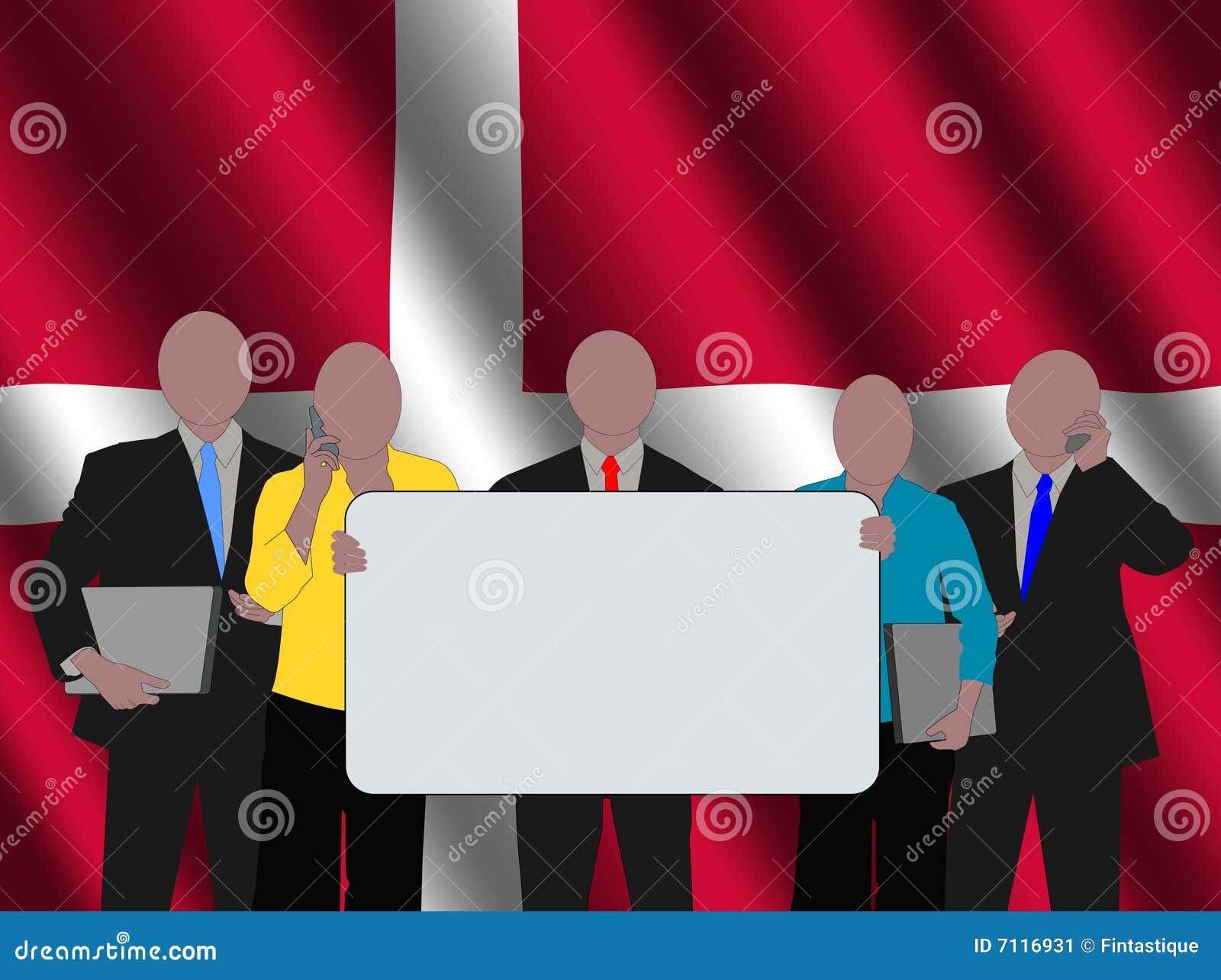 Danish business team stock illustration. Illustration of business - 7116931