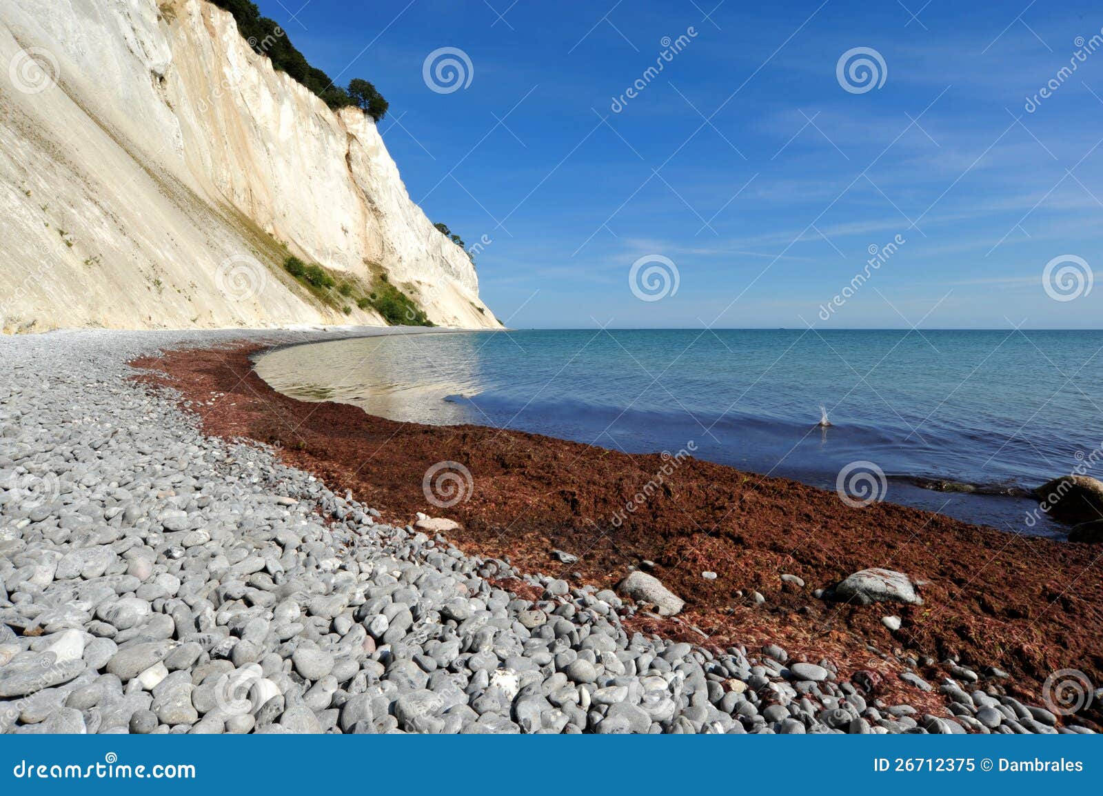 Danish cliffs stock image. Image of landmark, coastal - 26712375