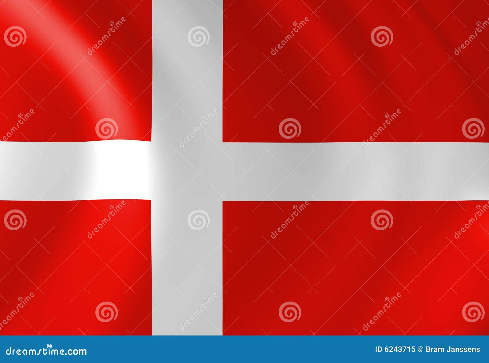 Danish flag stock illustration. Illustration of nation - 6243715