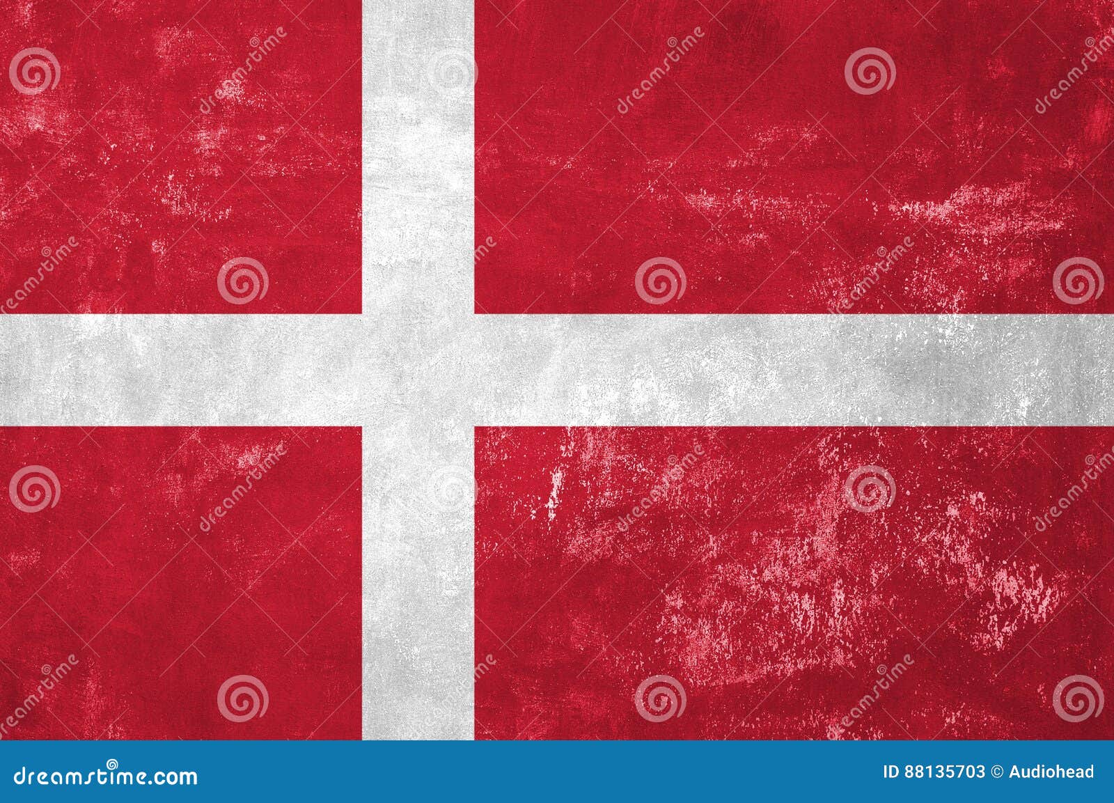 Danish Flag stock image. Image of danish, vintage, grunge - 88135703