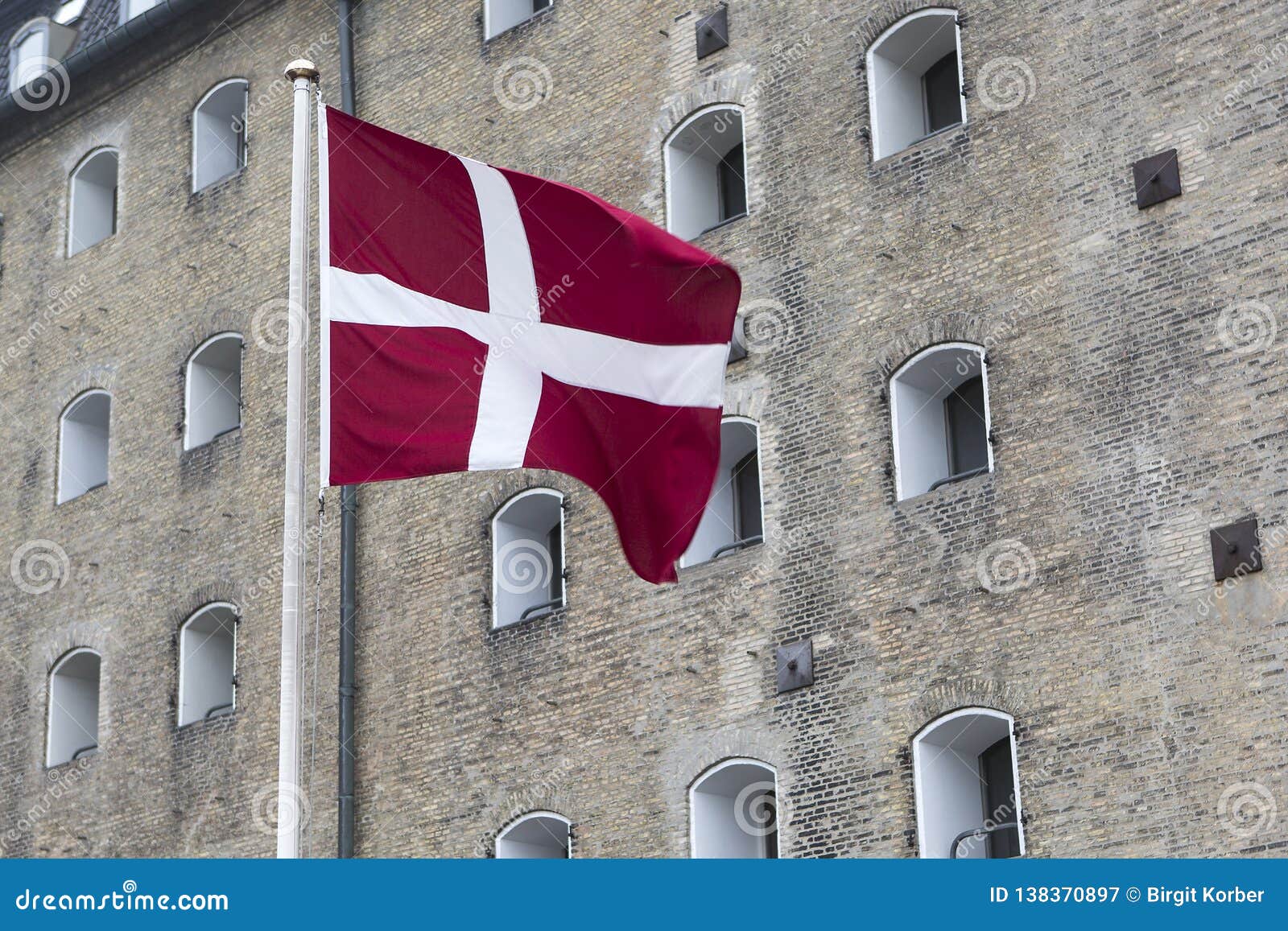 Danish flag outdoors stock image. Image of denmark, politics - 138370897