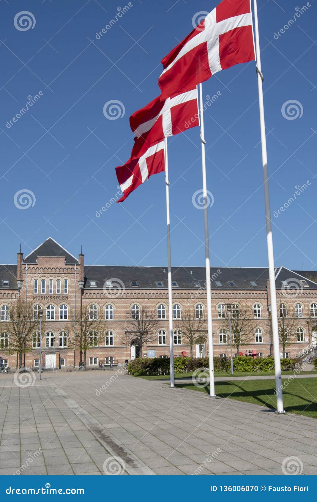 Danish flags editorial image. Image of denmark, economy - 136006070