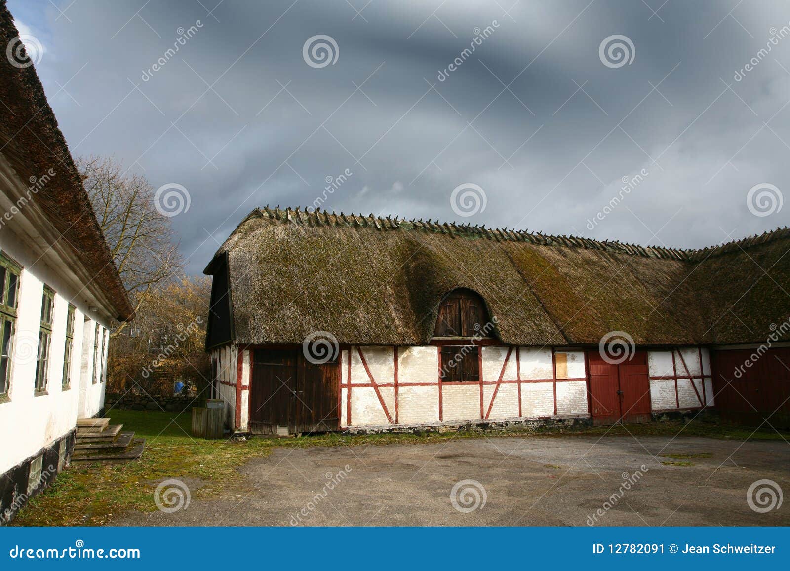 Danish house stock image. Image of village, house, denmark - 12782091