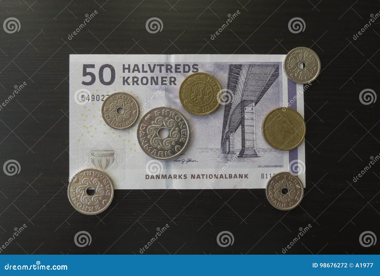 Danish Krone Notes and Coins, Denmark Stock Photo - Image of wealth ...