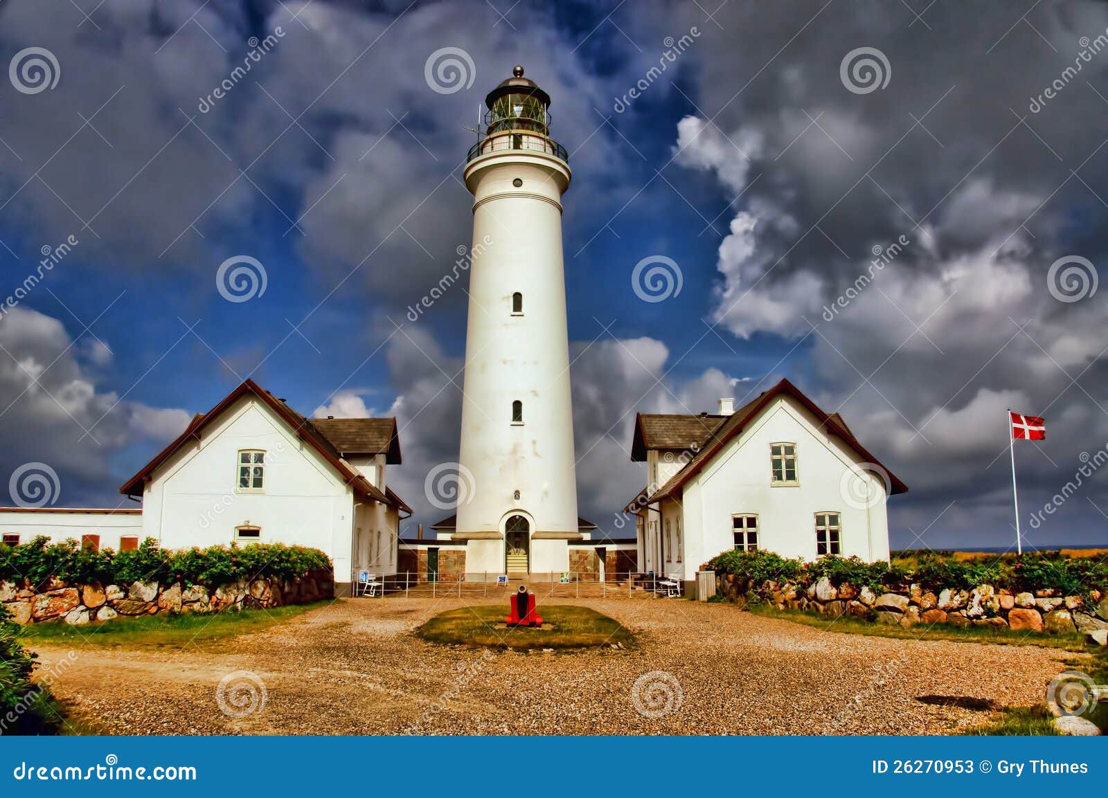 Danish lighthouse stock image. Image of denmark, coast - 26270953
