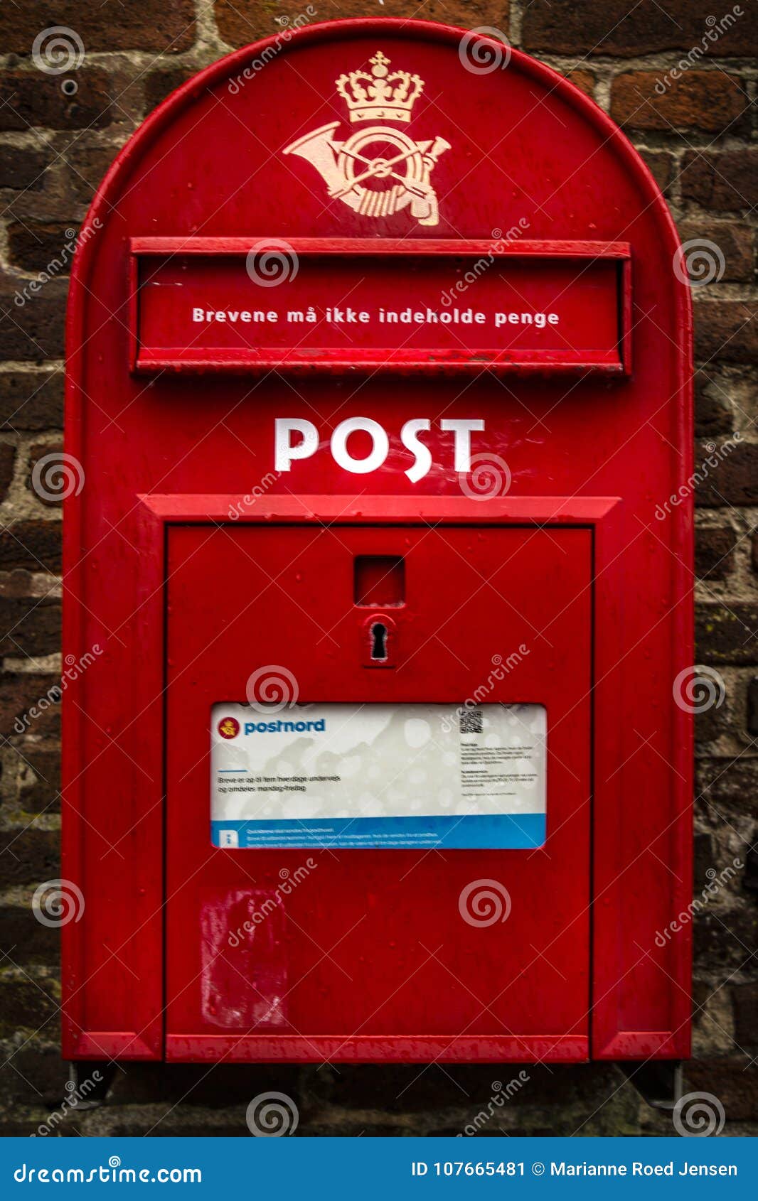 The Danish mailbox editorial photo. Image of beautiful - 107665481