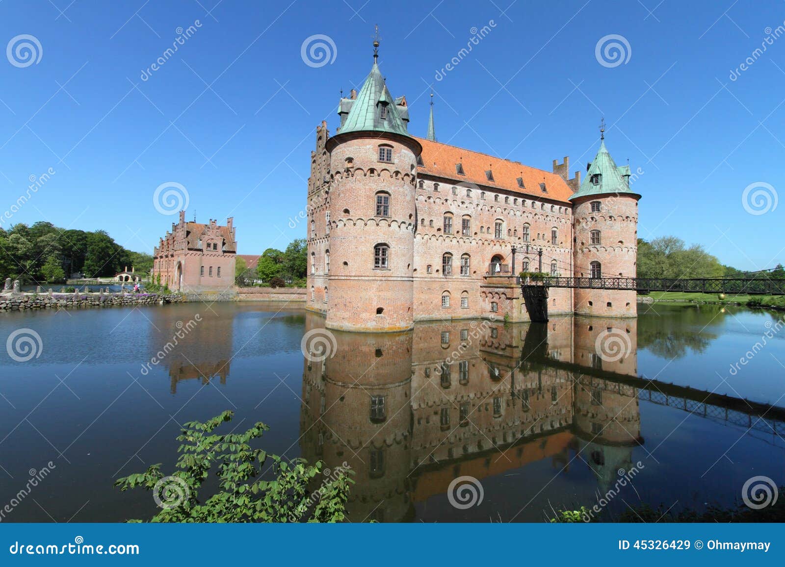 Danish medieval castle stock image. Image of scenic, chateau - 45326429