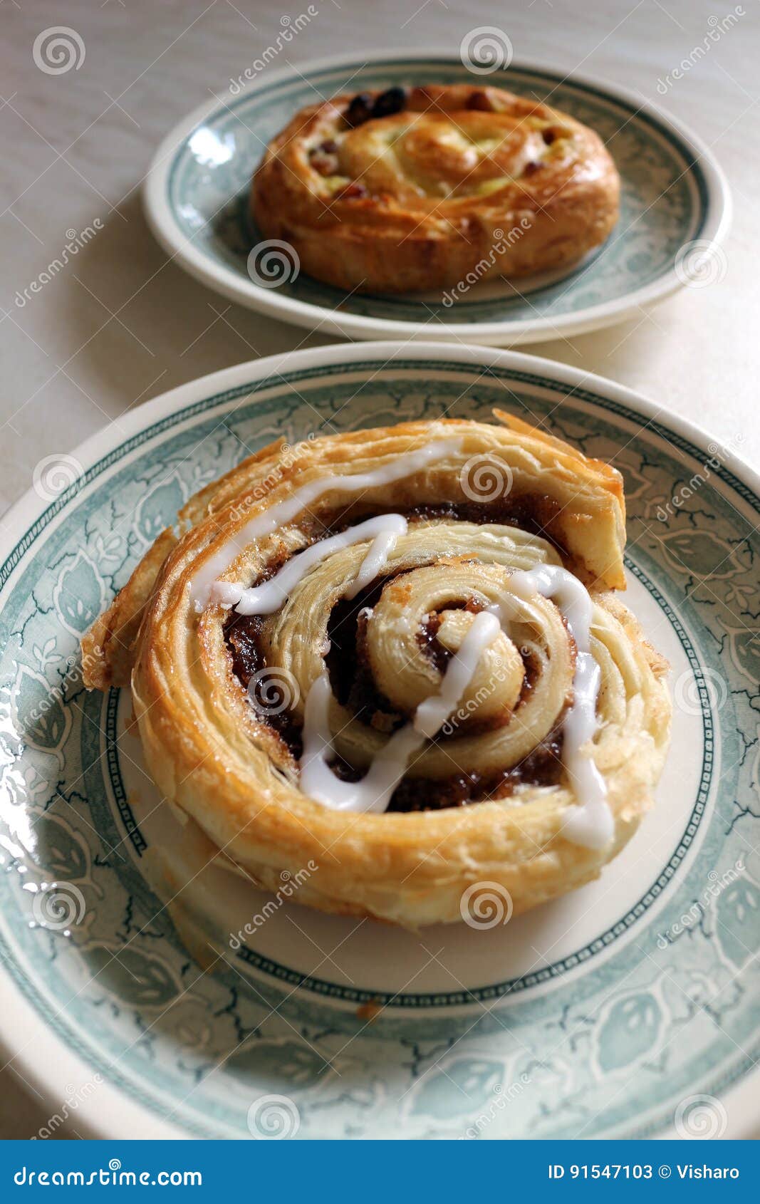 Danish Pastries stock image. Image of plates, food, dish - 91547103