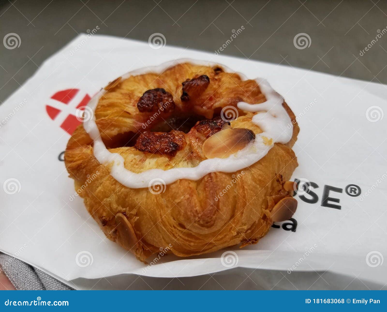 A Danish Pastry Donut stock photo. Image of baking, meal - 181683068