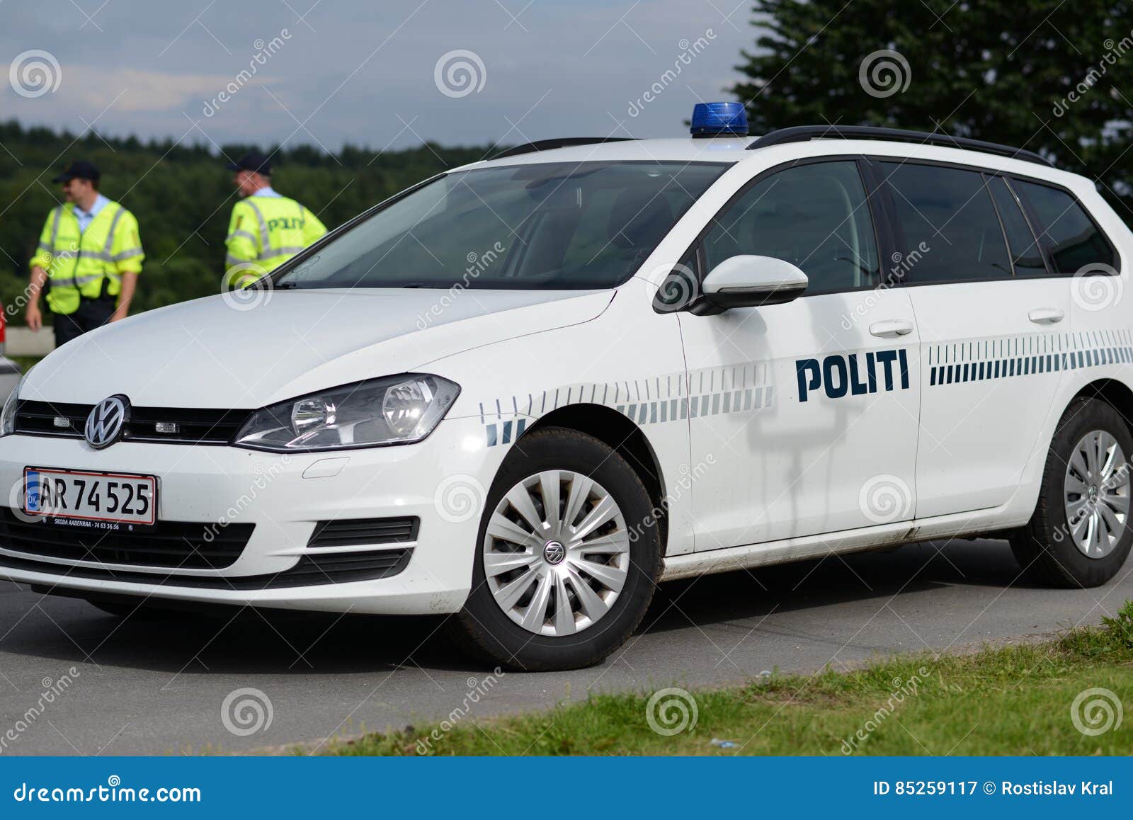 DANISH POLICE MOBILE POLICE STATION IN COPENHAGEN Editorial Image ...