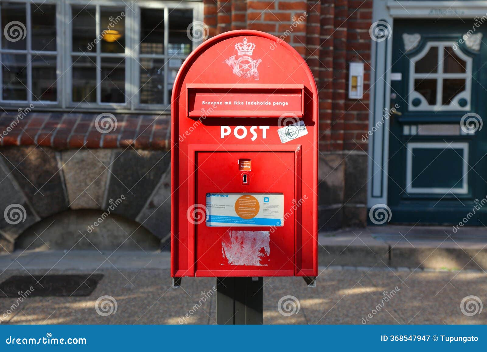 Danish Post Logo On A Wall Editorial Image | CartoonDealer.com #114300676