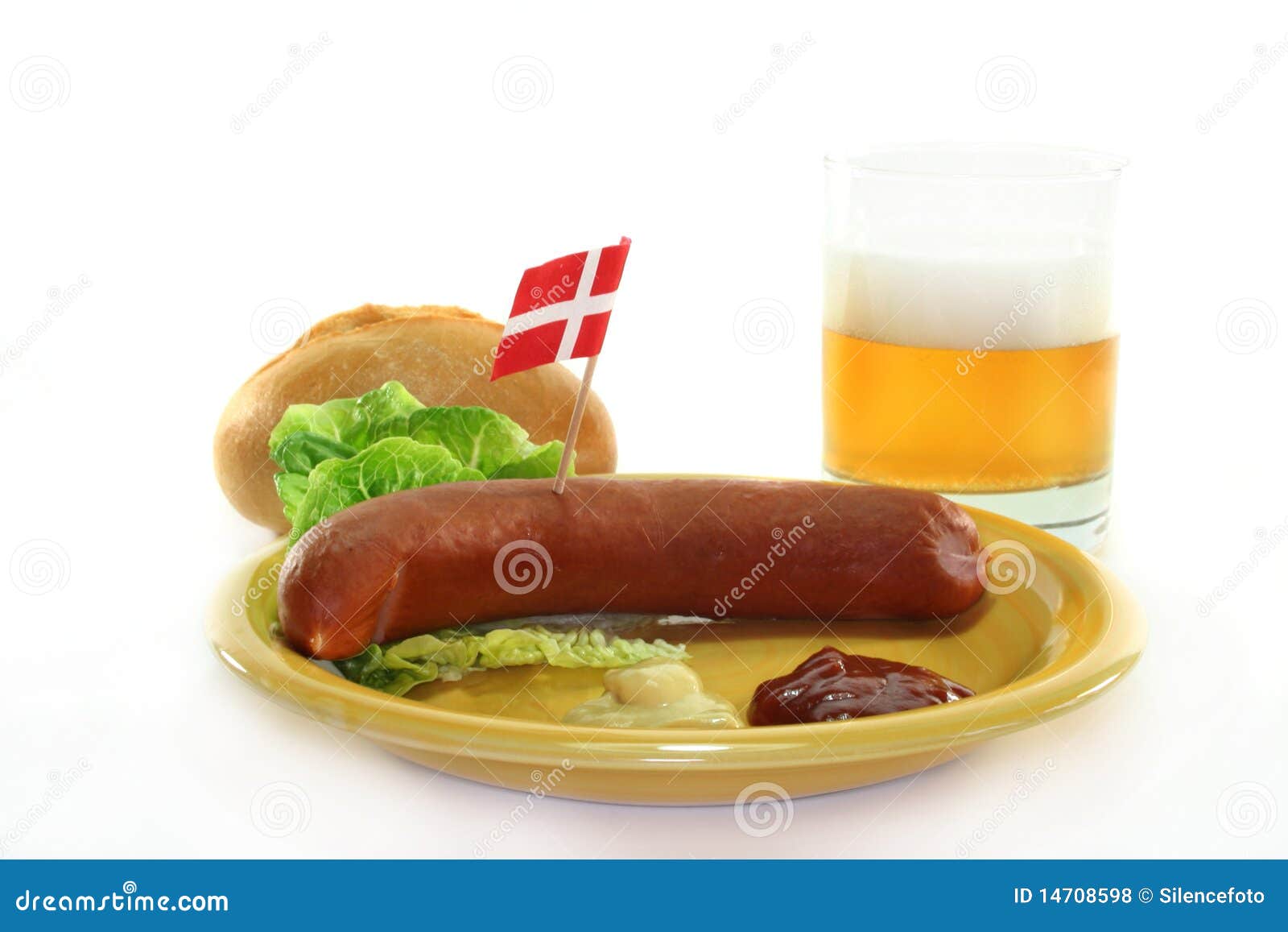 Danish sausage stock photo. Image of meat, danish, snack - 14708598