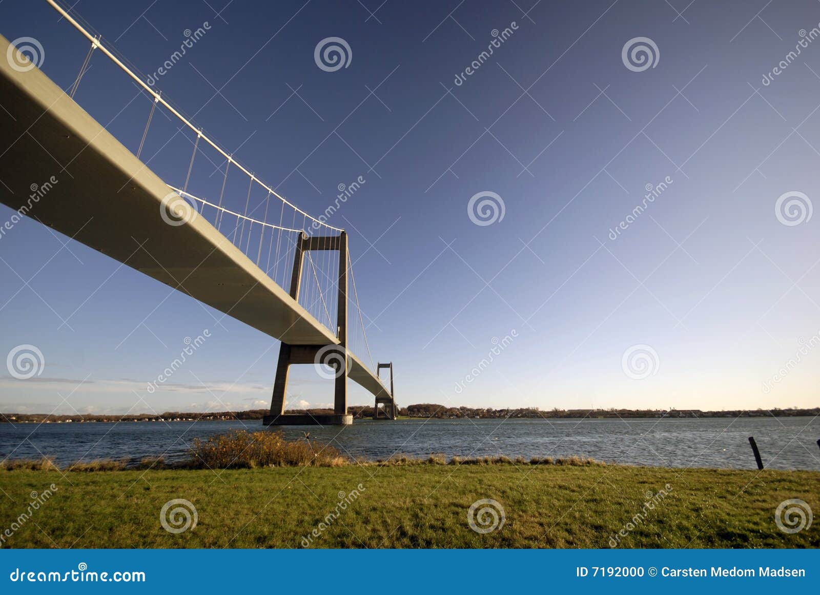 Danish Suspension Bridge stock photo. Image of fame, peninsula - 7192000