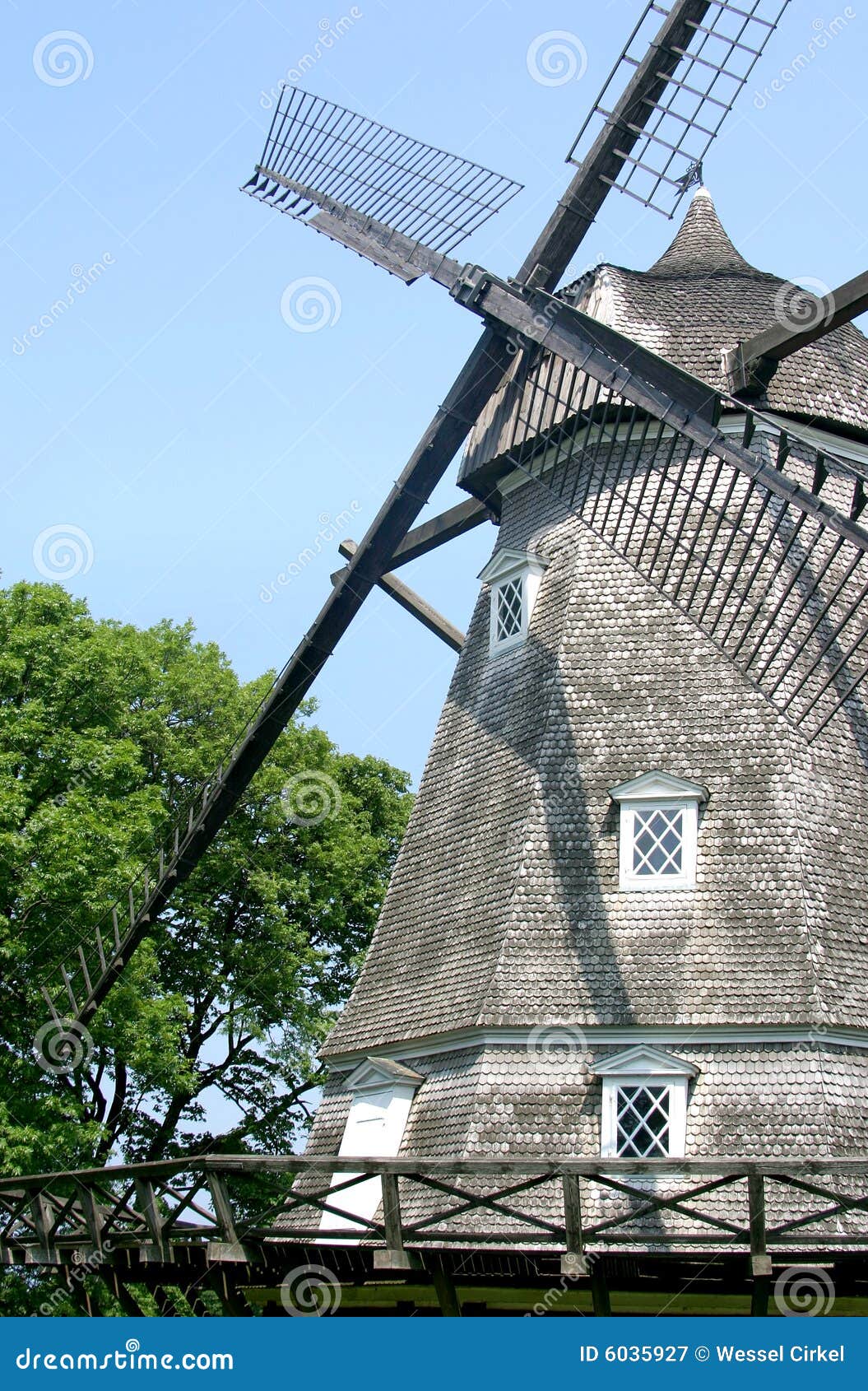 Danish Tower Mill in Copenhagen Stock Image - Image of outdoors, force ...
