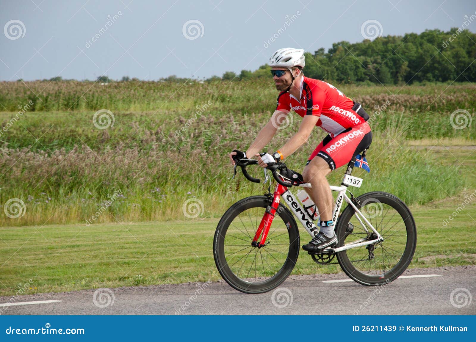 Danish Triathlete at Ironman Sweden 2012 Editorial Stock Image - Image ...