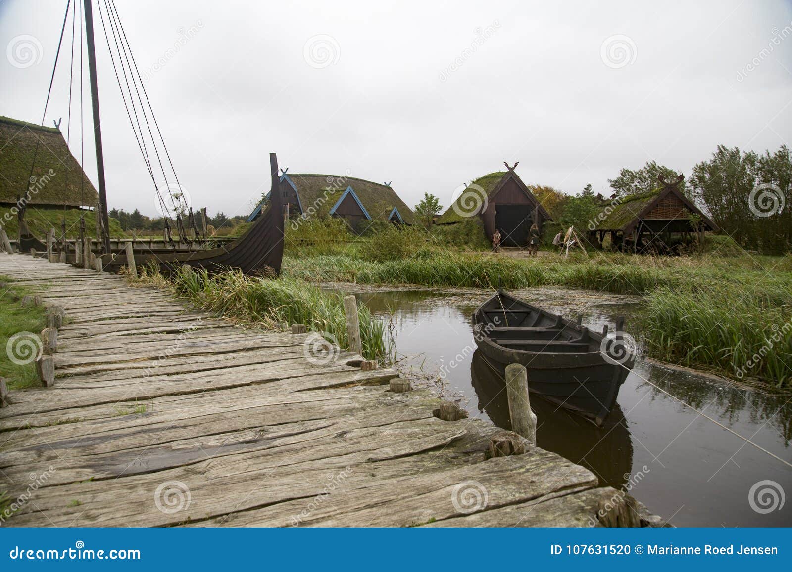 Viking Village Editorial Image | CartoonDealer.com #36692858