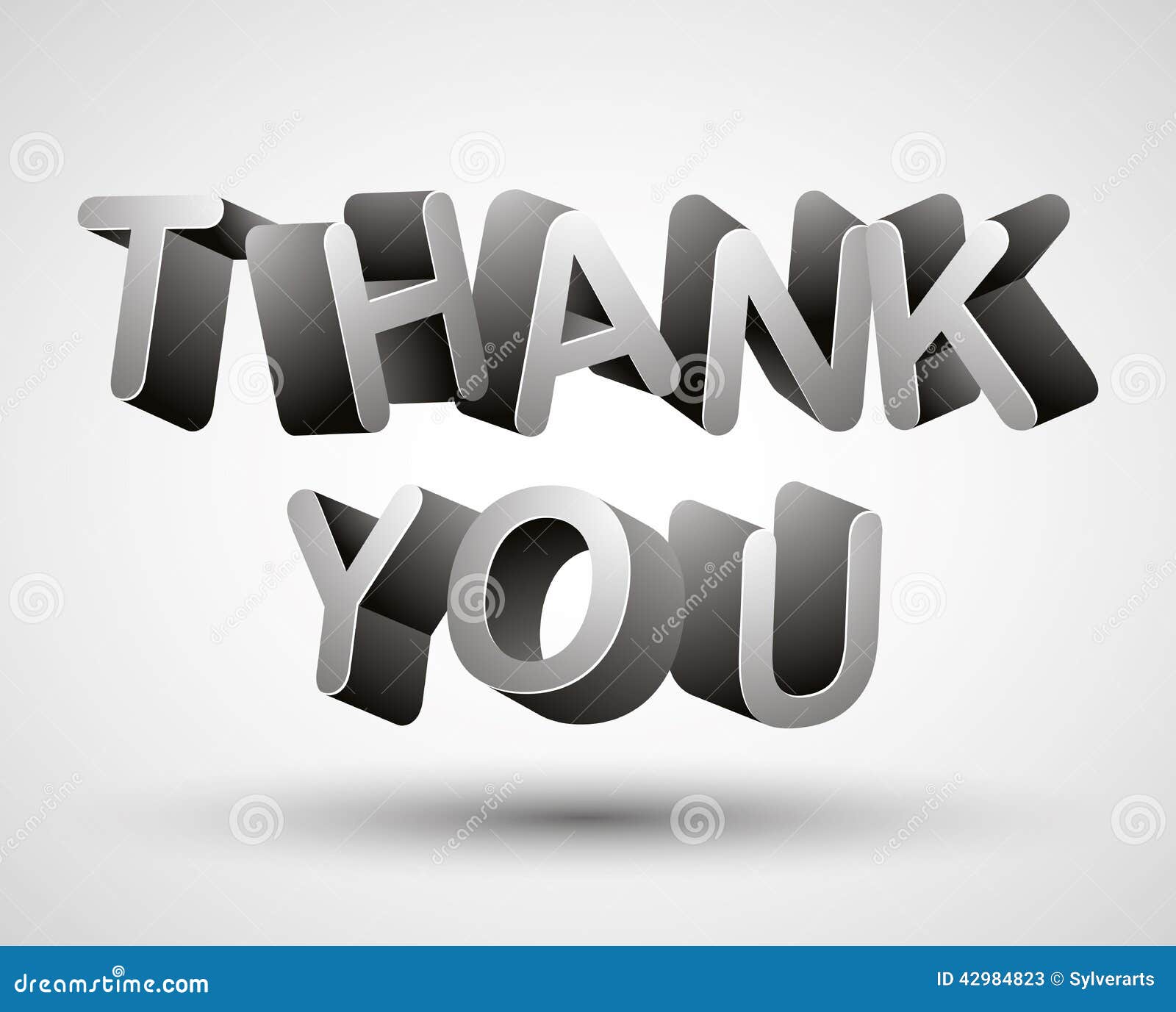 Dank u vector illustratie. Illustration of markering - 42984823