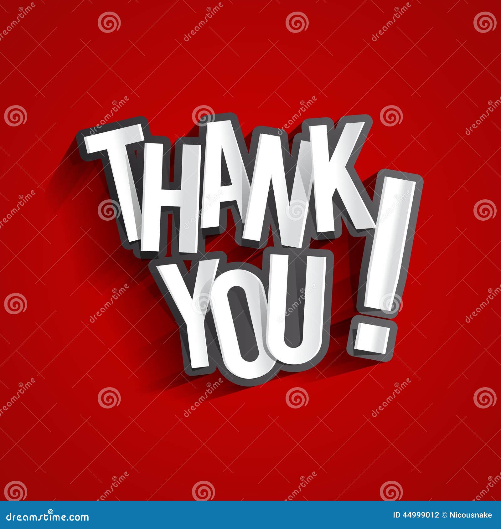 Dank u vector illustratie. Illustration of creatief, brief - 44999012