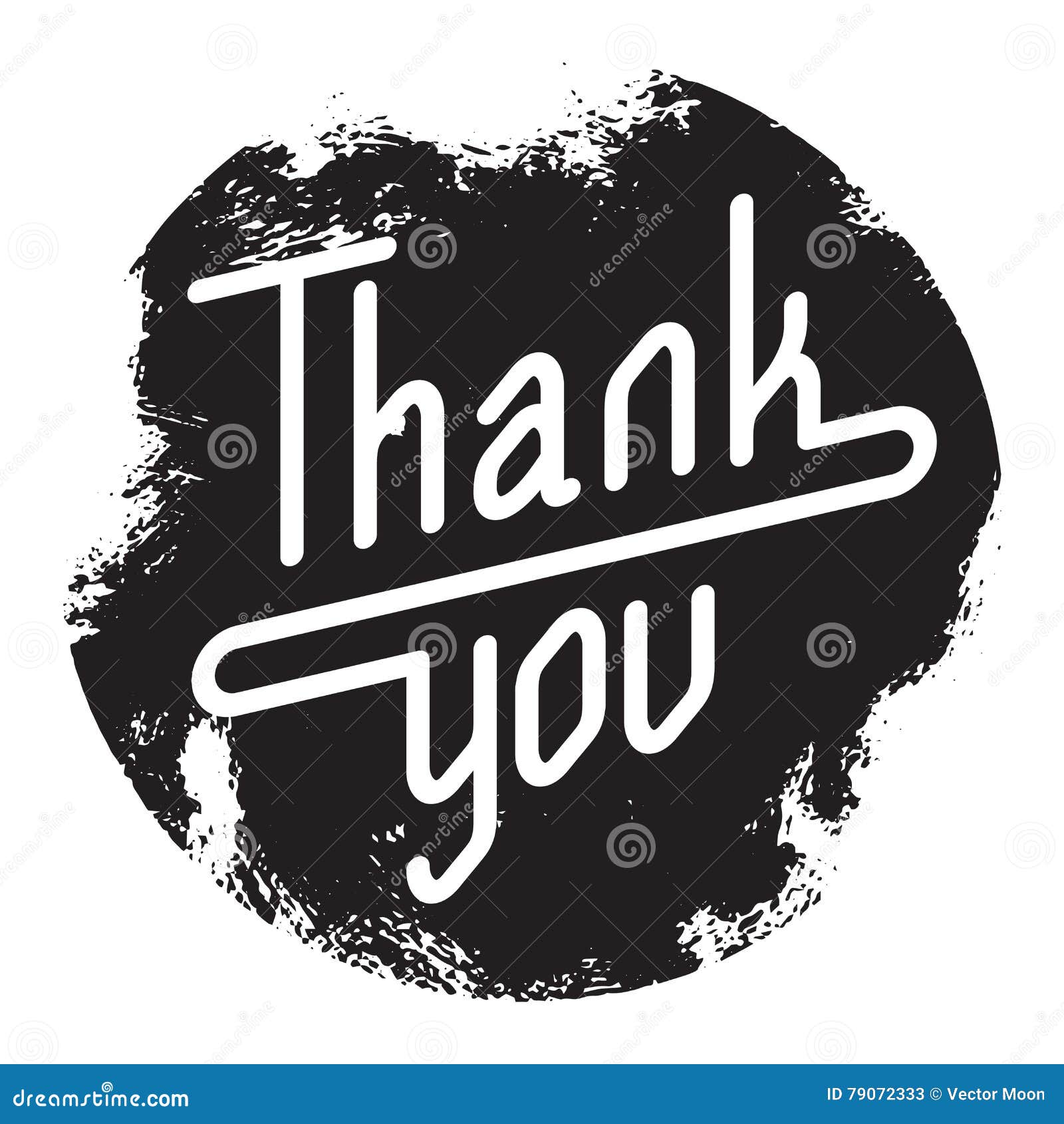 Dank U Tekst Die Vectorillustratie Van Letters Voorzien Vector ...