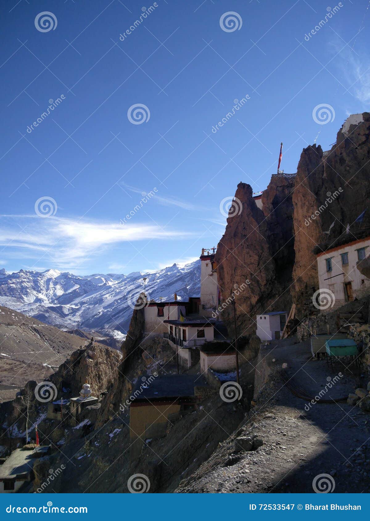 Dankar monastery stock image. Image of dankar, monestary - 72533547