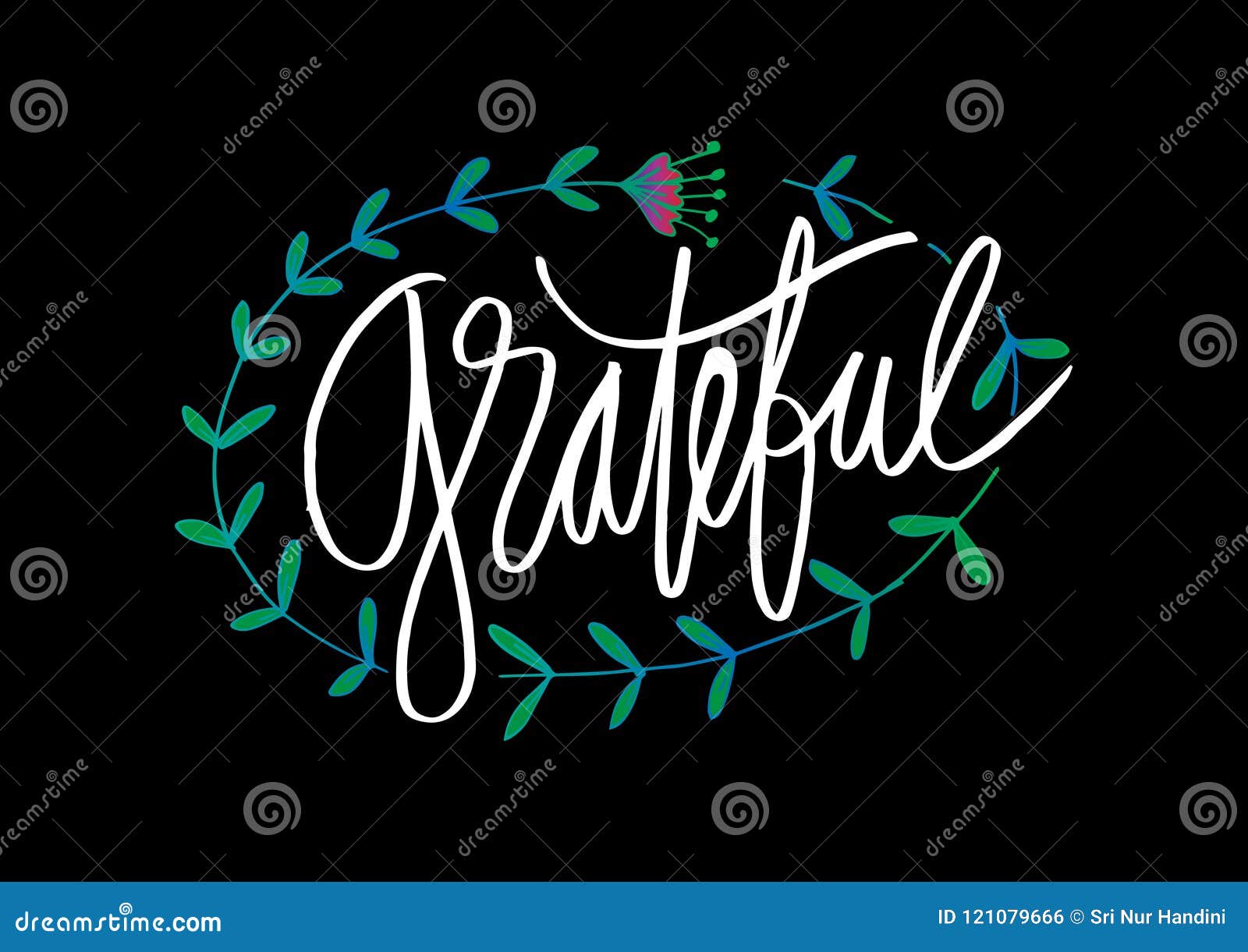 Dankbare Hand Gezeichnete Karte Stock Abbildung - Illustration von ...