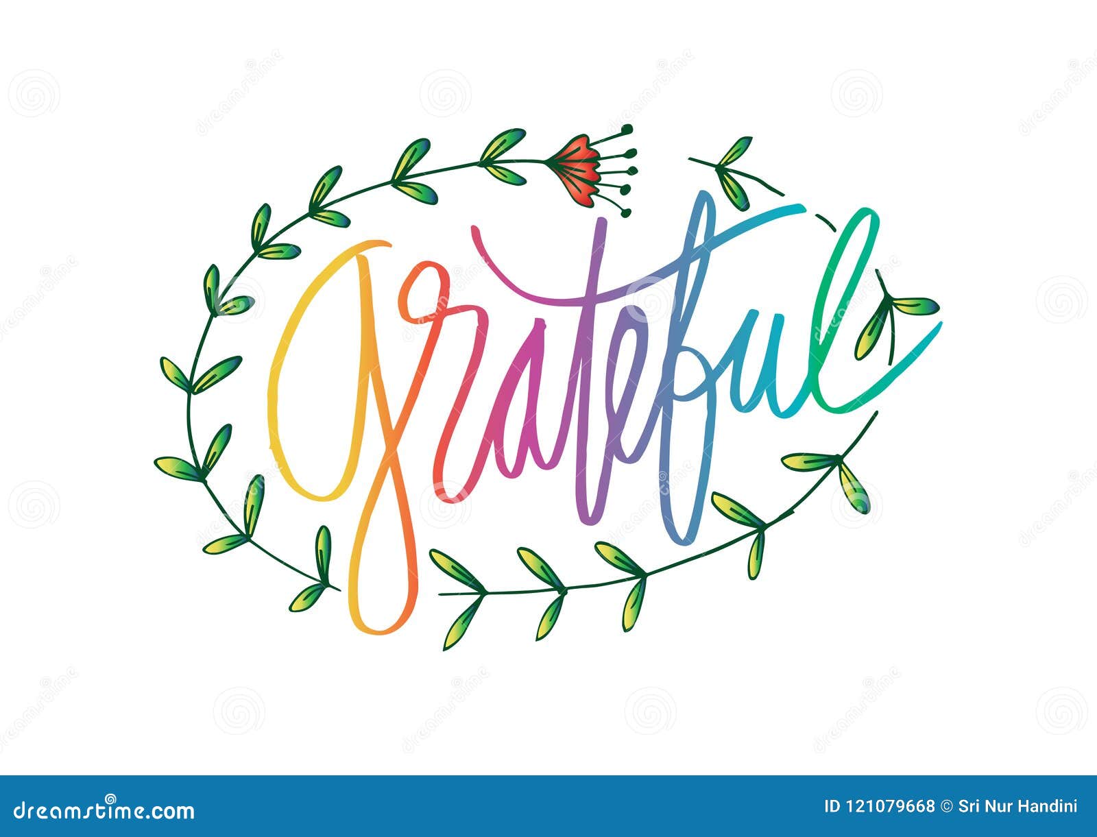 Dankbare Hand Gezeichnete Karte Stock Abbildung - Illustration von ...