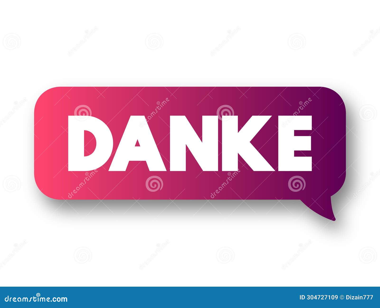 Danke Schoen. Thank You In German. Hand Drawn Brush Lettering On ...