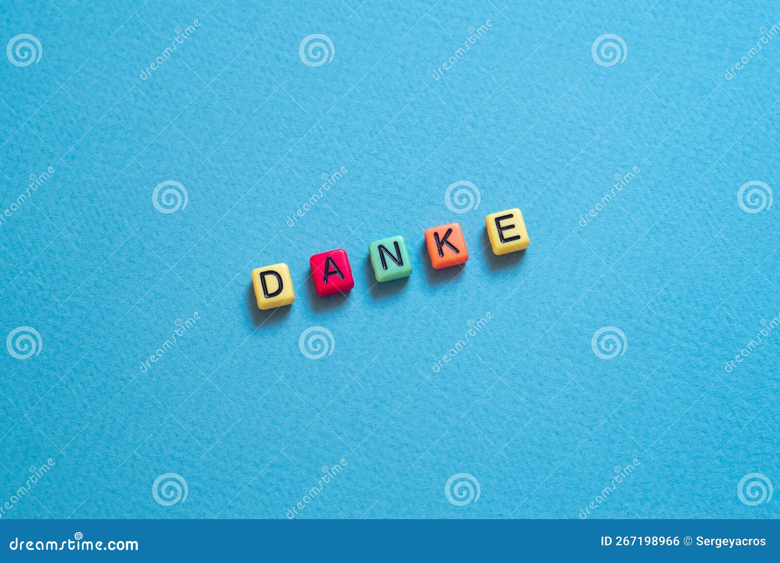 Danke - Word Concept on Cubes, Text Stock Photo - Image of sign ...