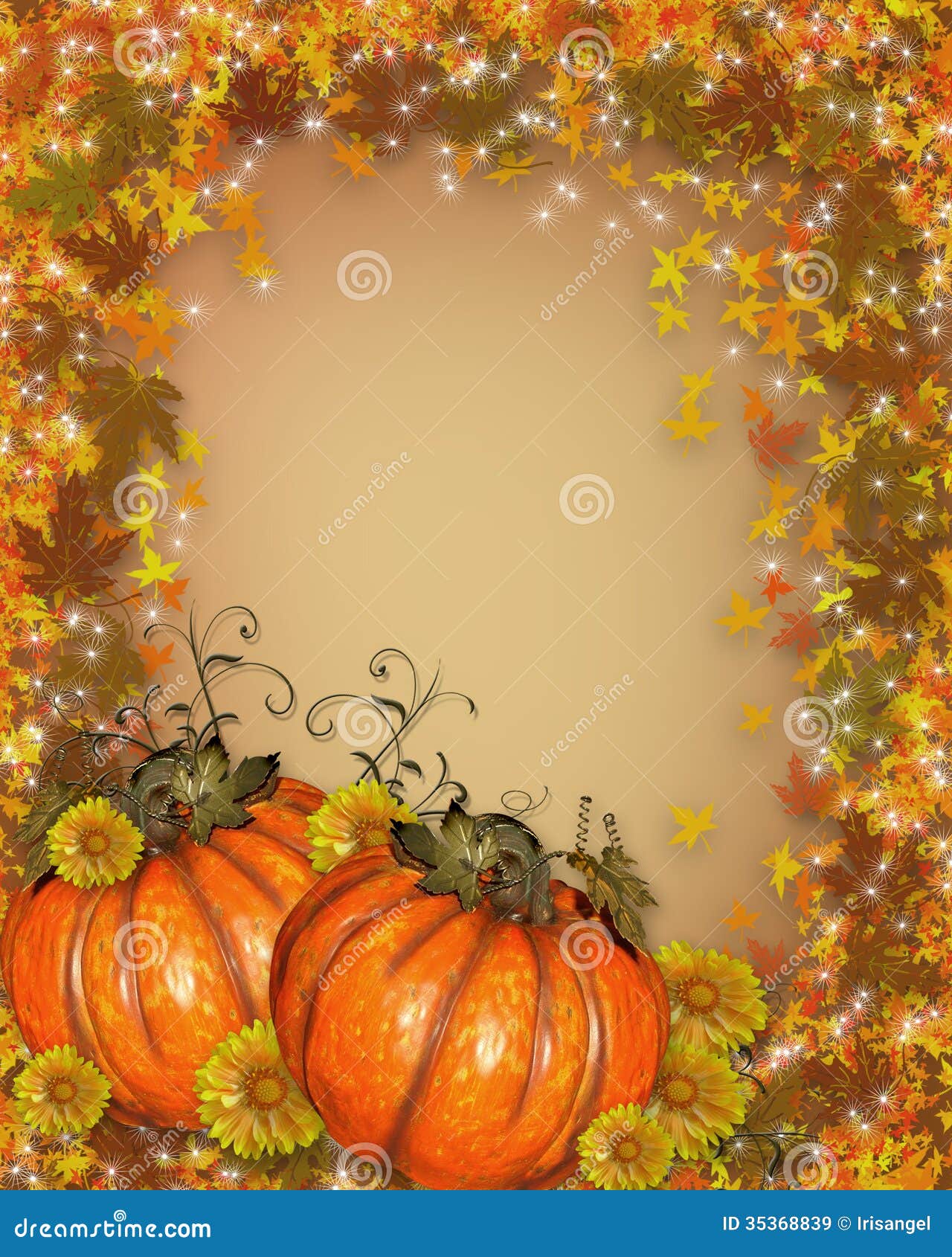 Dankzegging Autumn Fall Background Stock Illustratie - Illustration of ...