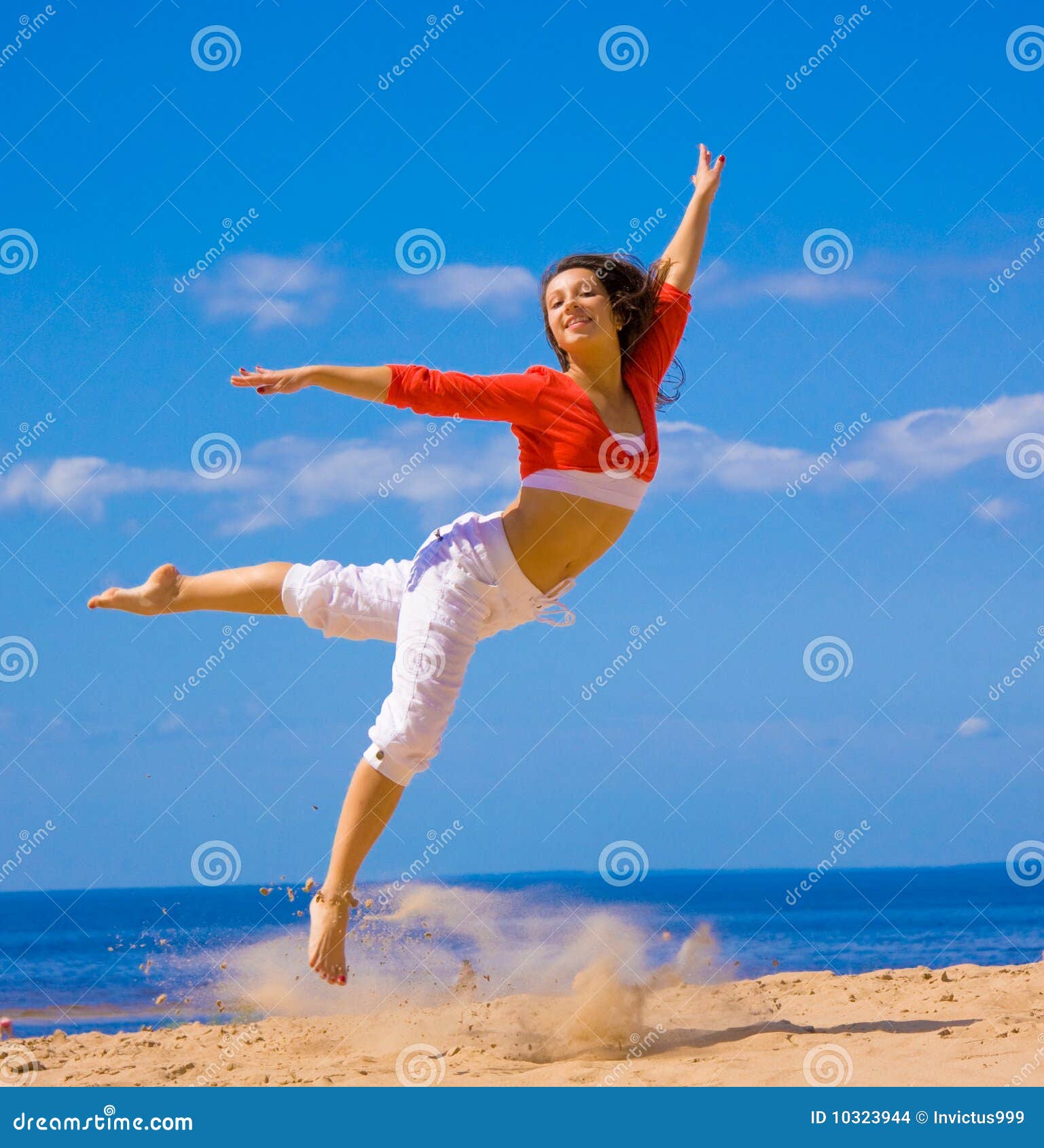 Dansare arkivfoto. Bild av kondition, sommar, sunt, himmel - 10323944