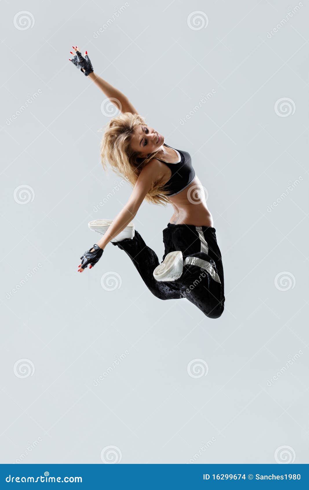 Dansare arkivfoto. Bild av kondition, gulligt, flyg, rörlig - 16299674