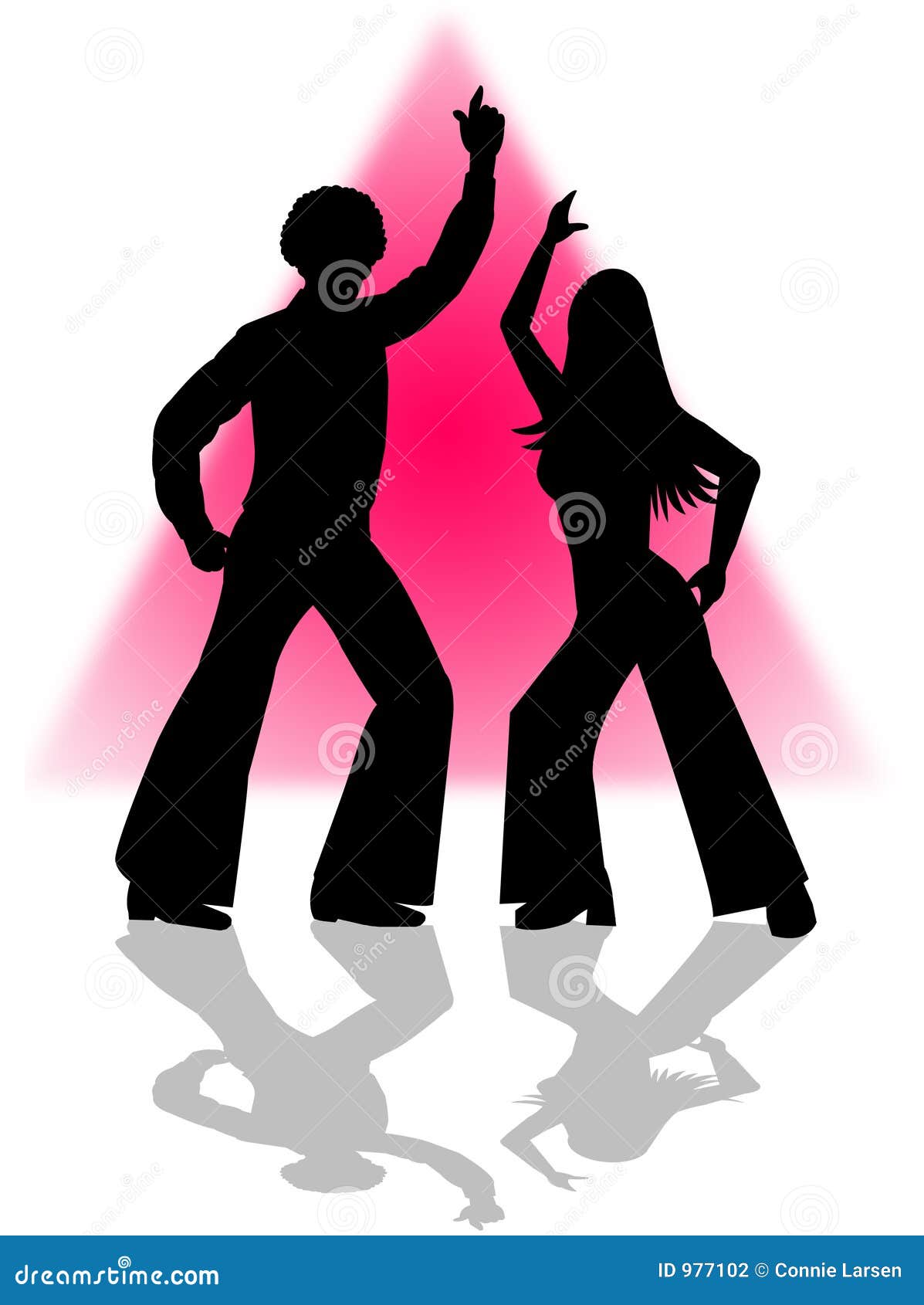 Danse de disco illustration stock. Illustration du club - 977102