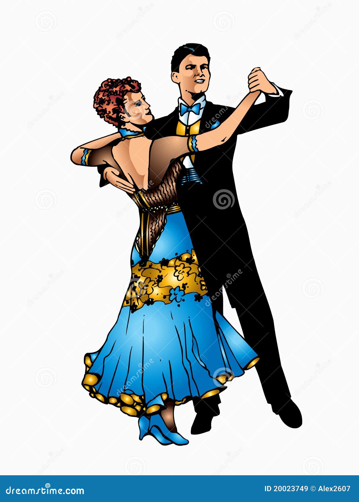 Clipart De Personnes Dansant Dans La Salle De Bal Danse Valse : Plus