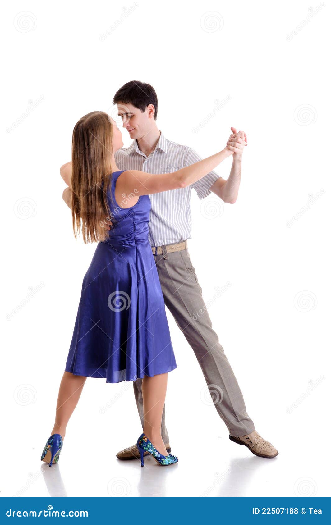 Dansend paar stock foto. Image of haar, persoon, vrij - 22507188