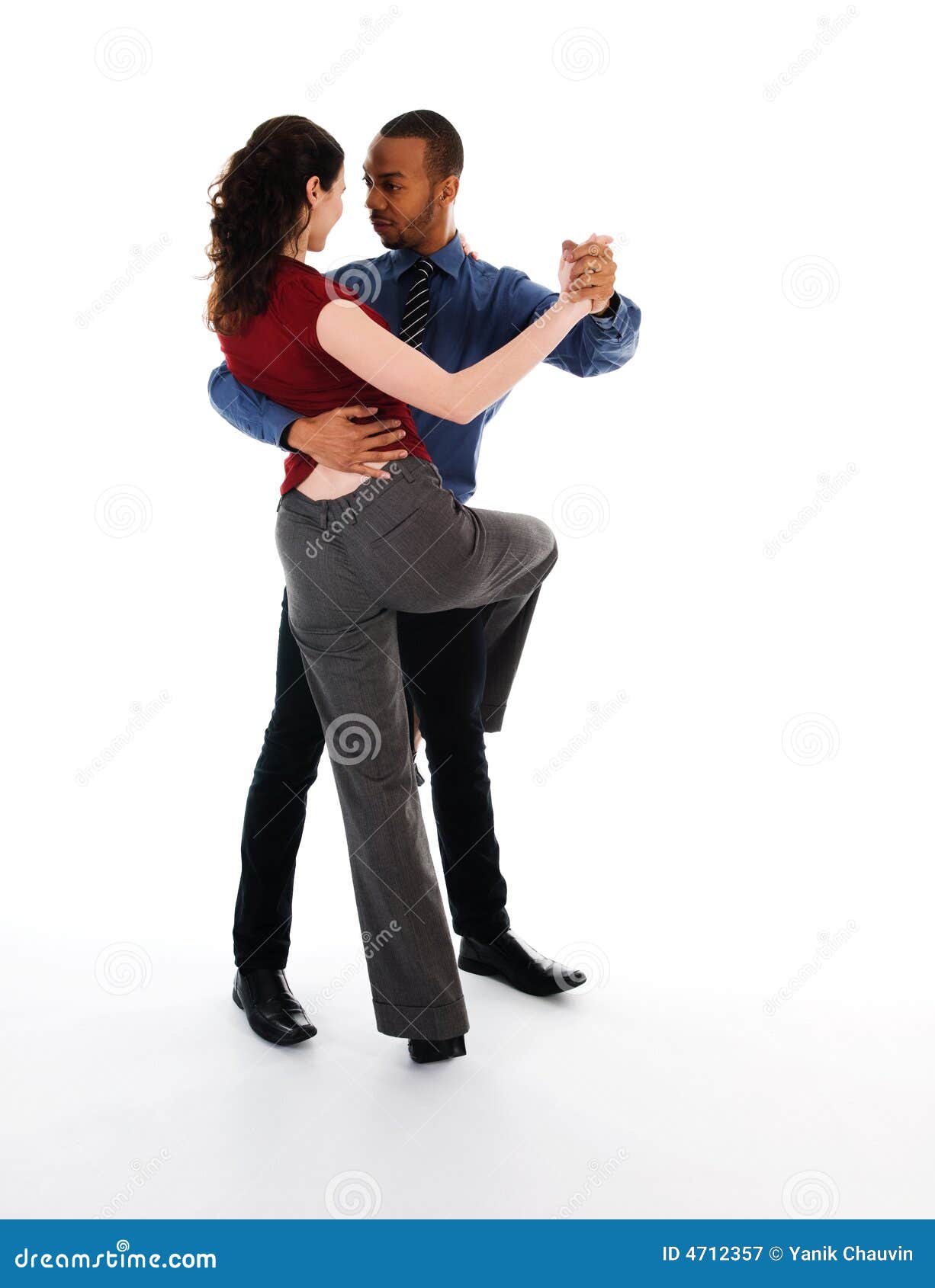 Dansend Paar stock afbeelding. Image of multi, geïsoleerd - 4712357