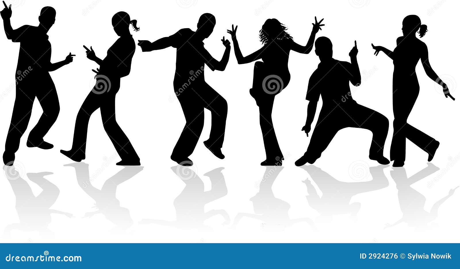 Dansende mensen vector illustratie. Illustration of grappig - 2924276