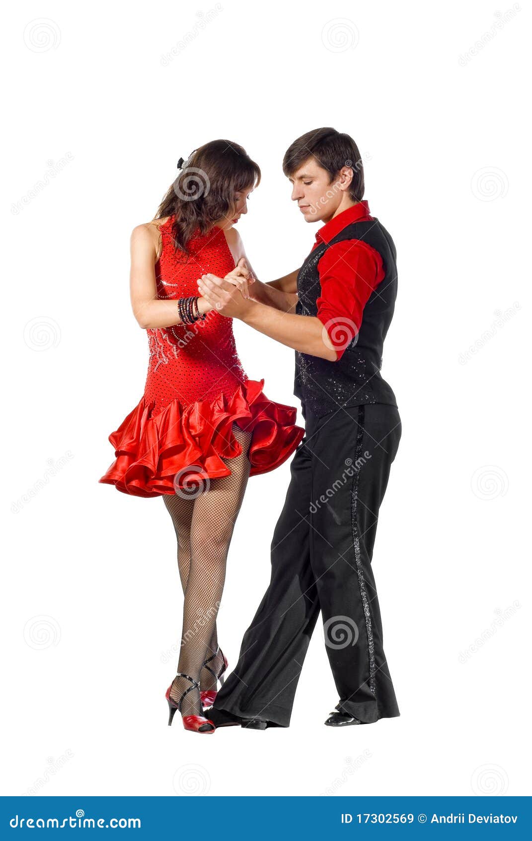 Danseurs De Tango D'élégance Images libres de droits - Image: 17302569
