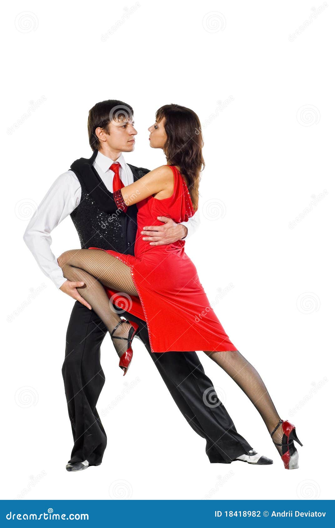 Danseurs De Tango Dans L'action Photo stock - Image du élégance ...