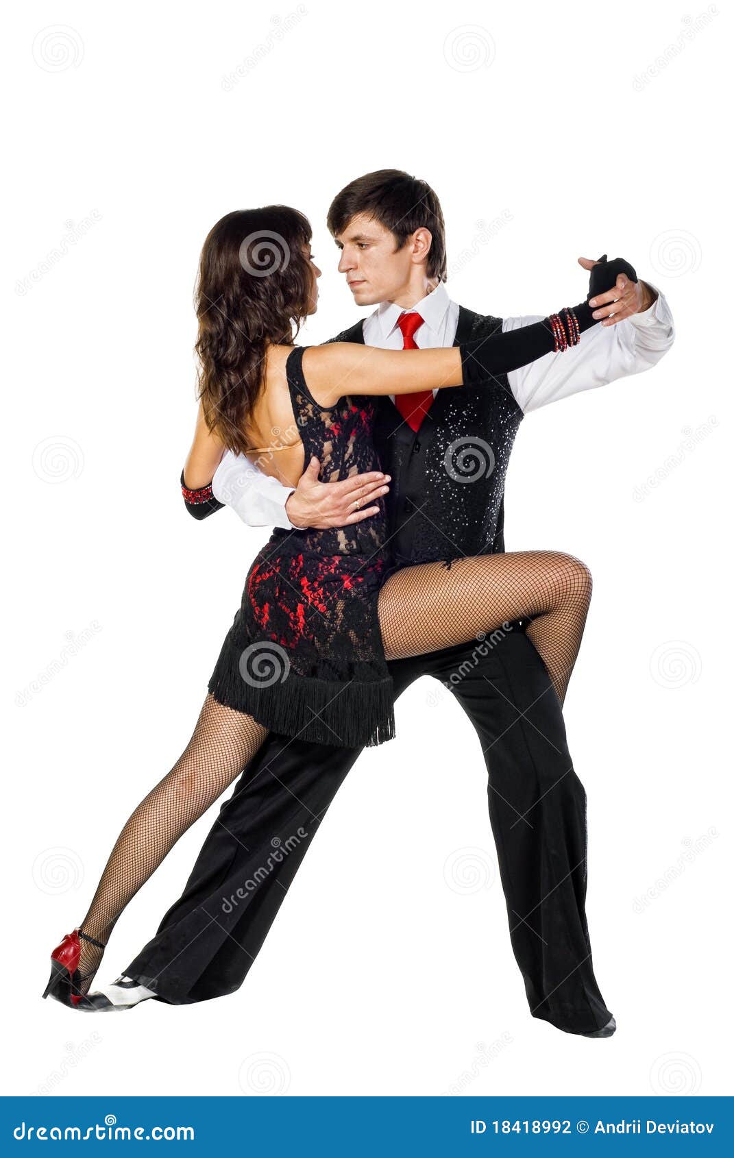 Danseurs De Tango Dans L'action Photo stock - Image du danser, mode ...