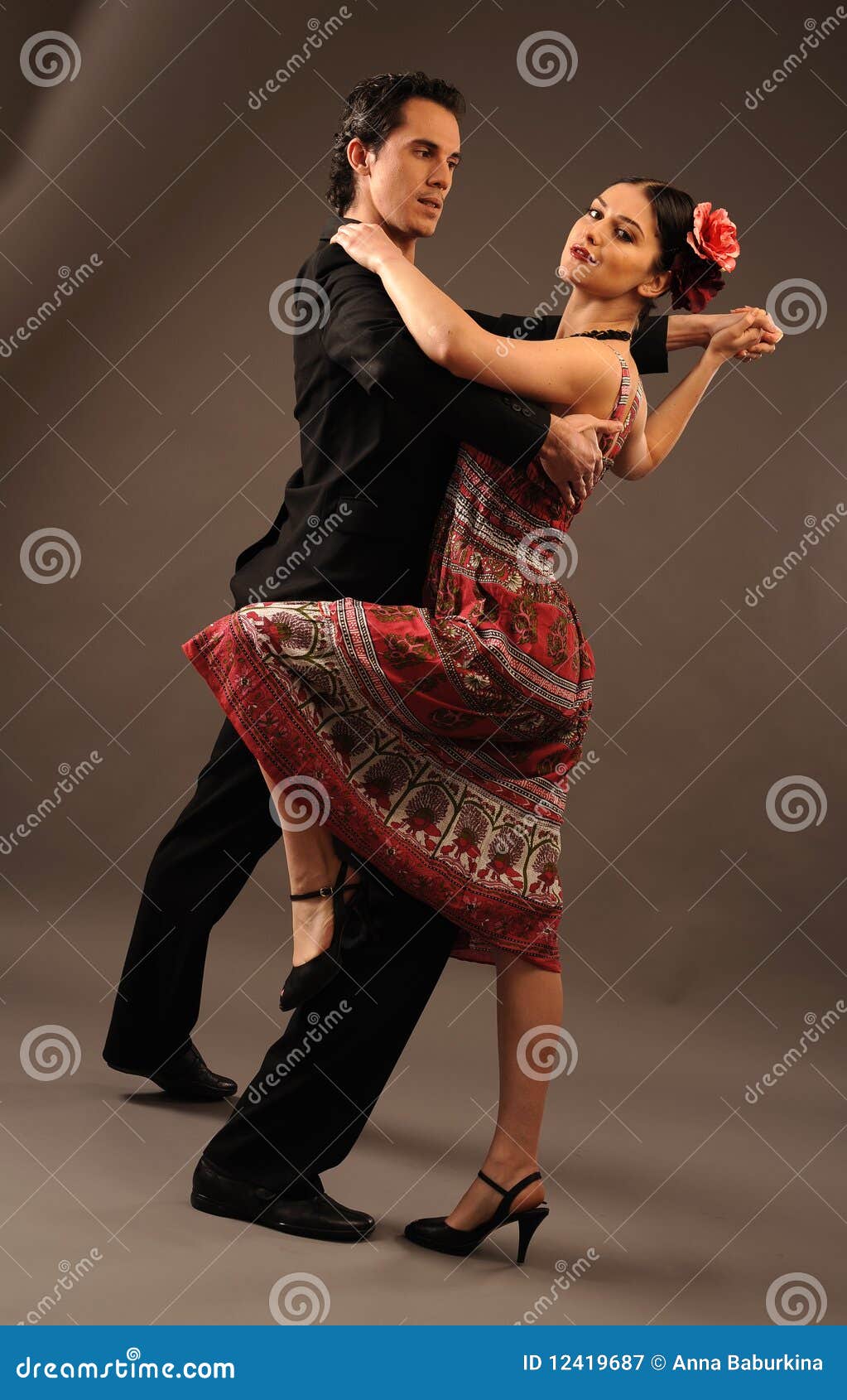Dansing couple stock image. Image of people, dance, dancer - 12419687
