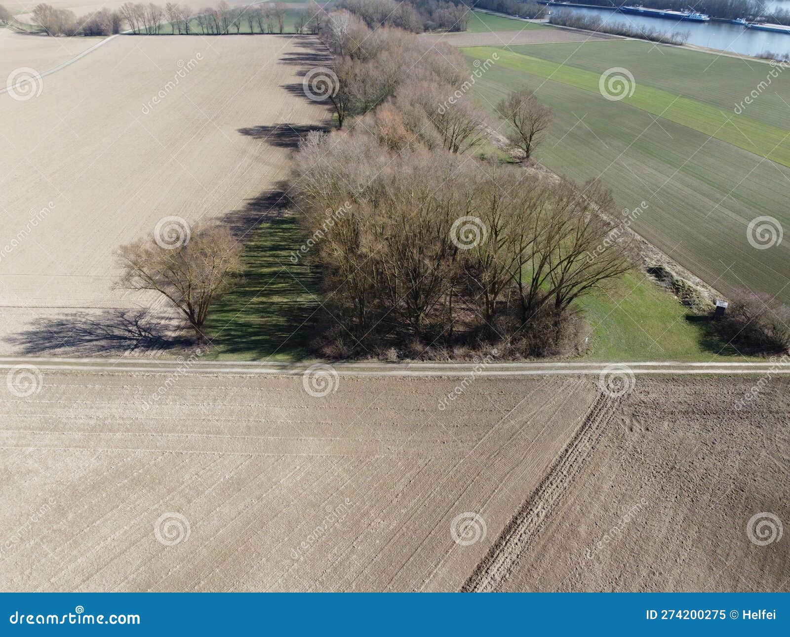Danube As an Aerial View in Bavaria Stock Image - Image of danube ...