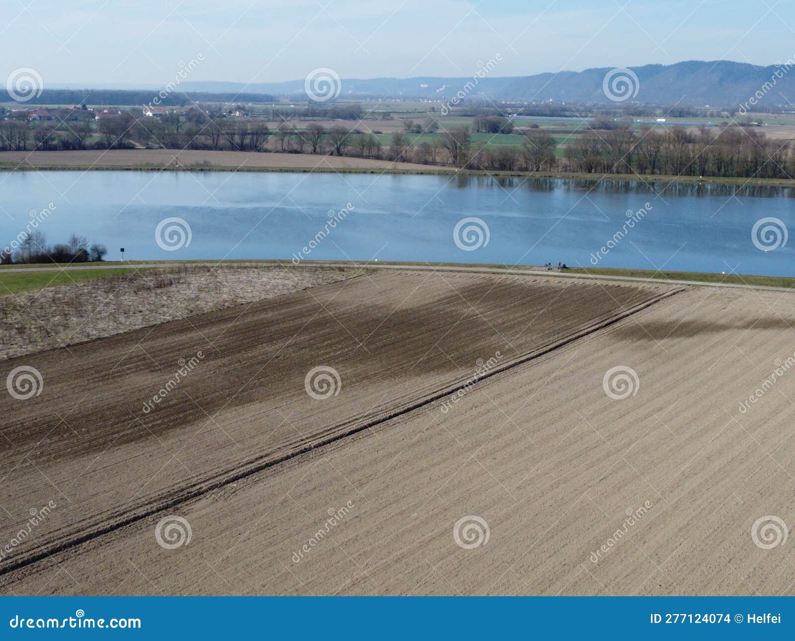 Danube As an Aerial View in Bavaria Stock Photo - Image of panorama ...