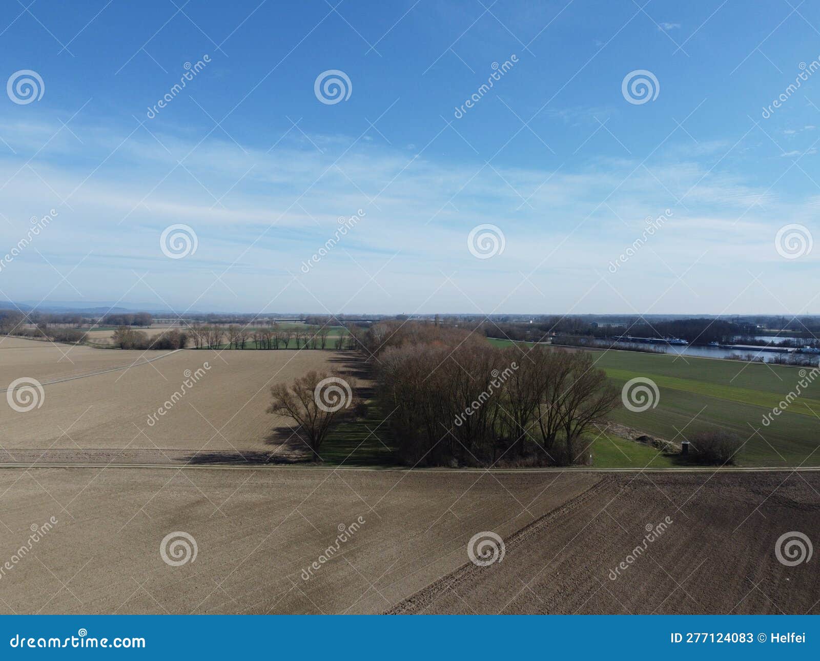 Danube As an Aerial View in Bavaria Stock Image - Image of germany ...