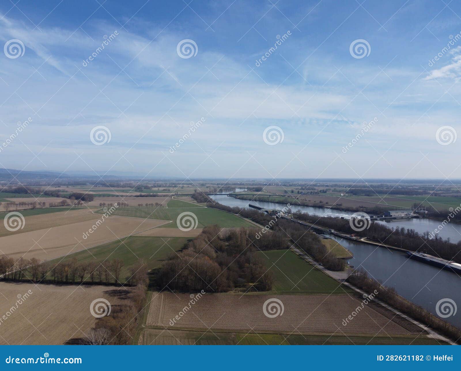 Danube As an Aerial View in Bavaria Stock Photo - Image of bavaria ...