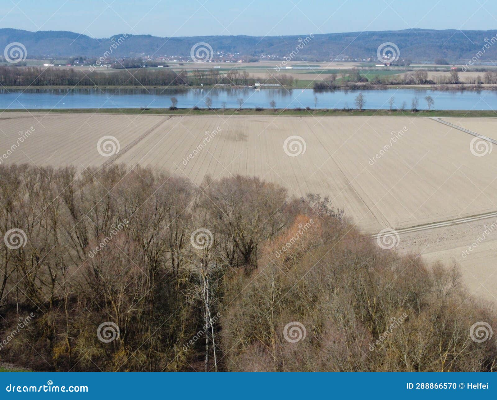 Danube As an Aerial View in Bavaria Stock Photo - Image of panorama ...