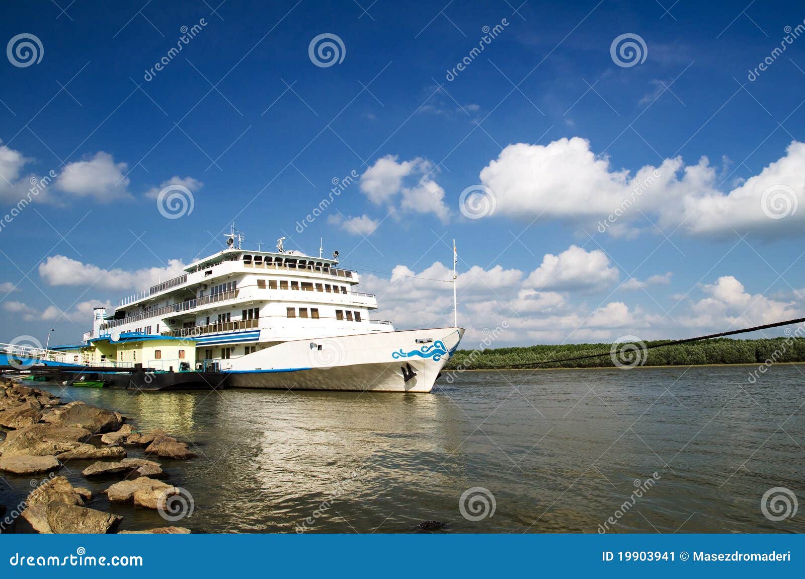 Danube cruise ship stock image. Image of boating, water - 19903941