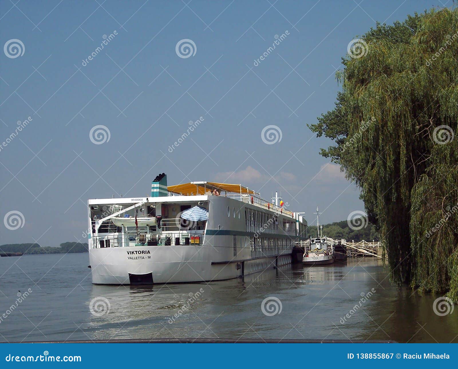 Tourist Ship Cruise on Danube Delta. Editorial Photography - Image of ...