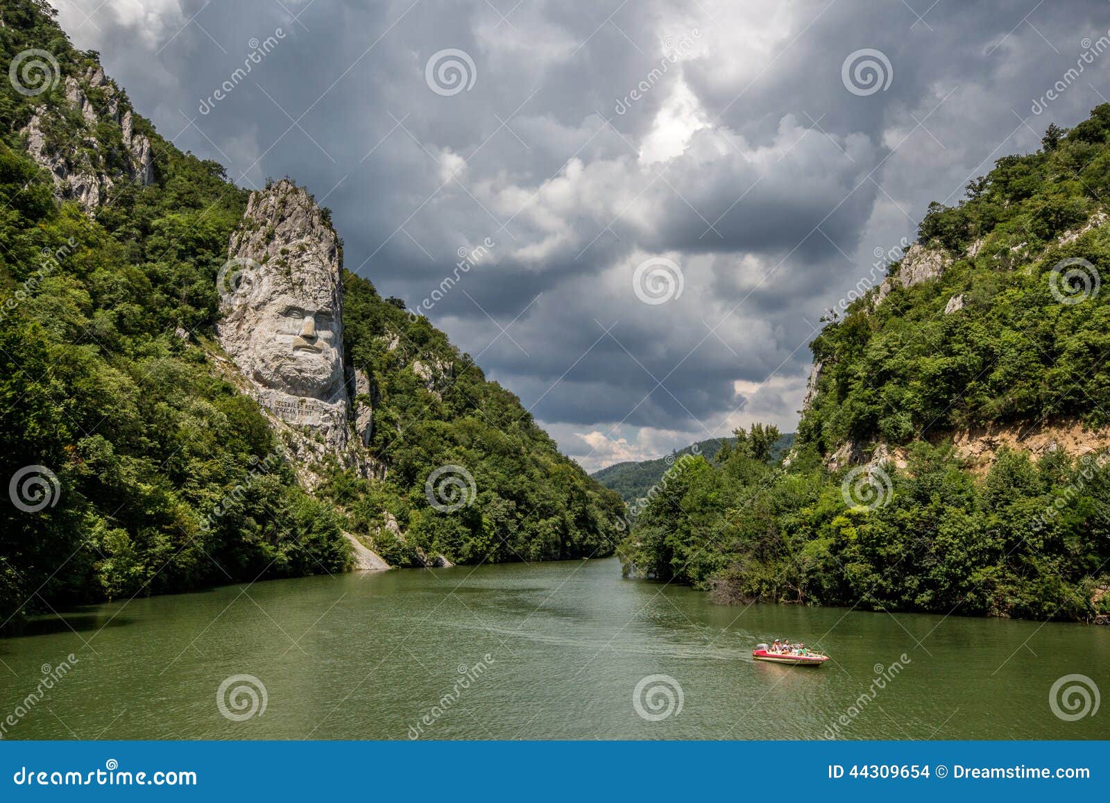 Danube River | Decebalus Rex Editorial Stock Image - Image of city ...