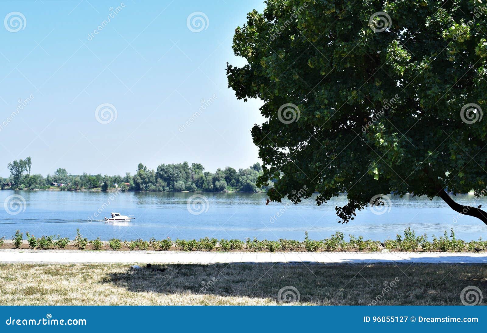 The Danube river stock image. Image of river, relaxing - 96055127